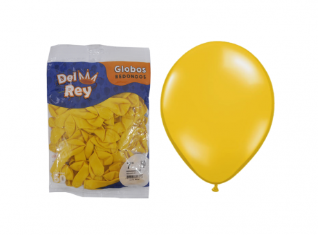 GLOBO DEL REY REDONDO AMARILLO NRO 7X50 - Sansei